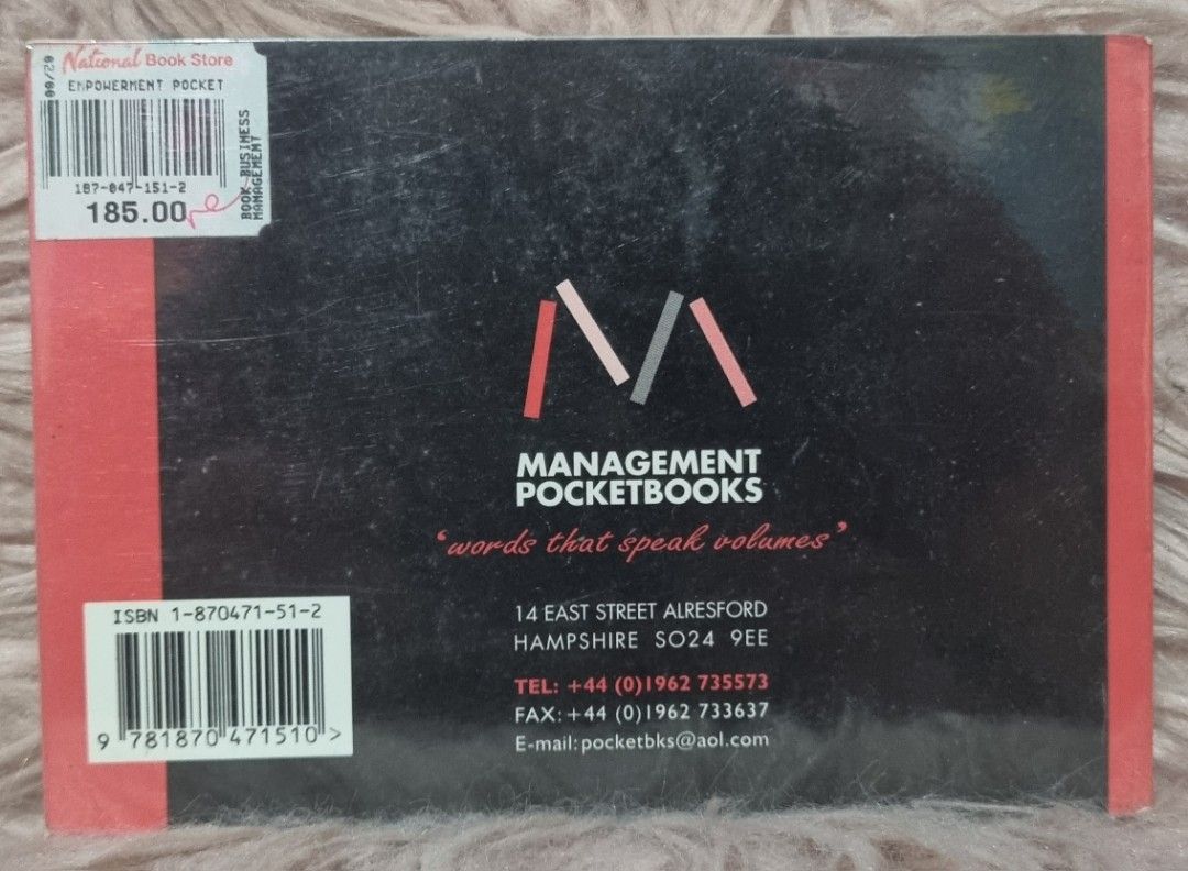 THE EMPOWERMENT POCKETBOOK (Mike Applegarth & Keith Posner) on Carousell