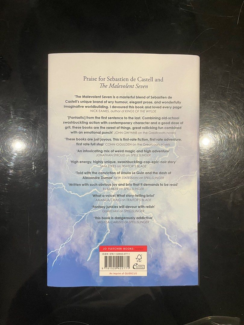 The Malevolent Seven by Sebastian De Castell, Hobbies & Toys, Books ...