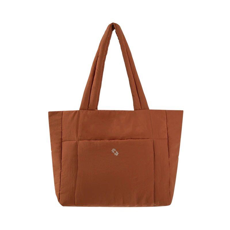 The Paper Bunny Puffer Tote Bag (Truffle), Women's Fashion, Bags ...