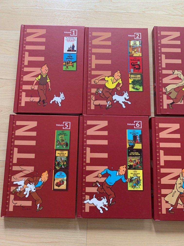 TinTin vol 1-8, Hobbies & Toys, Books & Magazines, Comics & Manga on ...