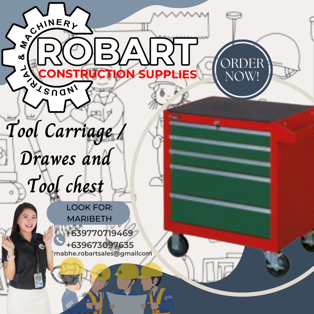 TOOL CARRIAGE / DRAWERS AND TOOL CHEST, Commercial & Industrial, Construction Tools & Equipment ...