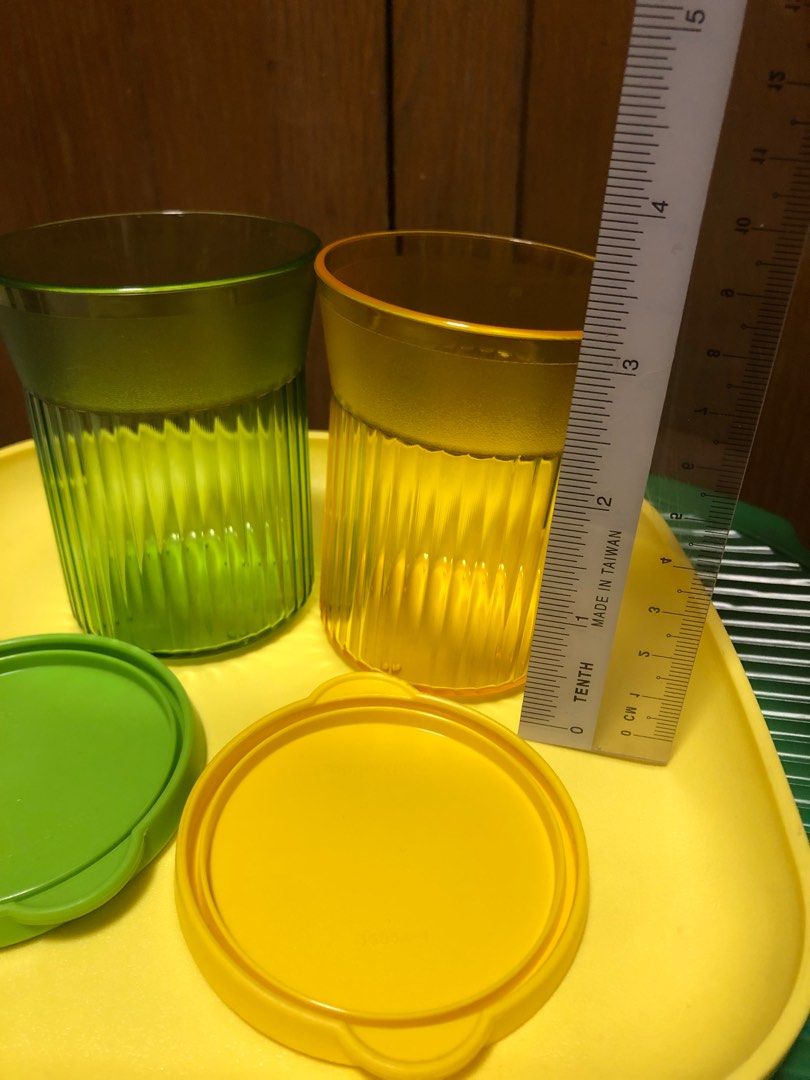 Tupperware clear canister small, Furniture & Home Living, Kitchenware ...