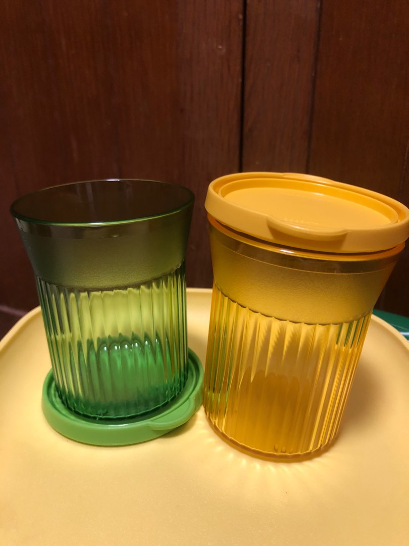 Tupperware clear canister small, Furniture & Home Living, Kitchenware ...