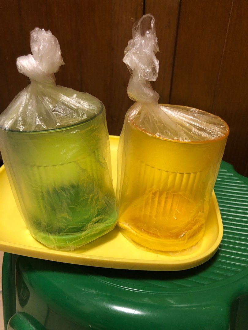 Tupperware clear canister small, Furniture & Home Living, Kitchenware ...