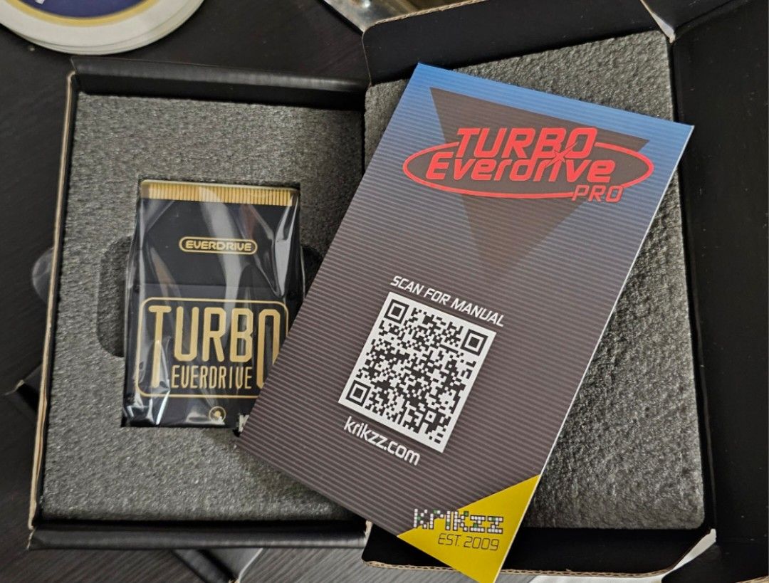 TURBO EVERDRIVE PRO PC-ENGIN PCE GT 燒錄卡, 電子遊戲, 電子遊戲, 其他 - Carousell