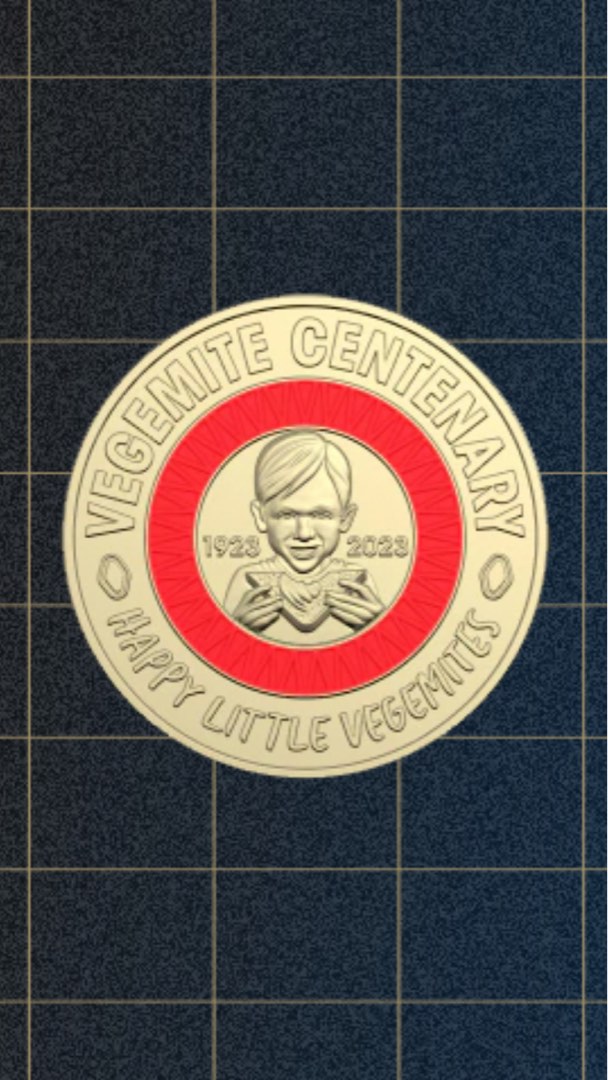 Two 2023 Vegemite Centenary $2 coins, Hobbies & Toys, Memorabilia ...