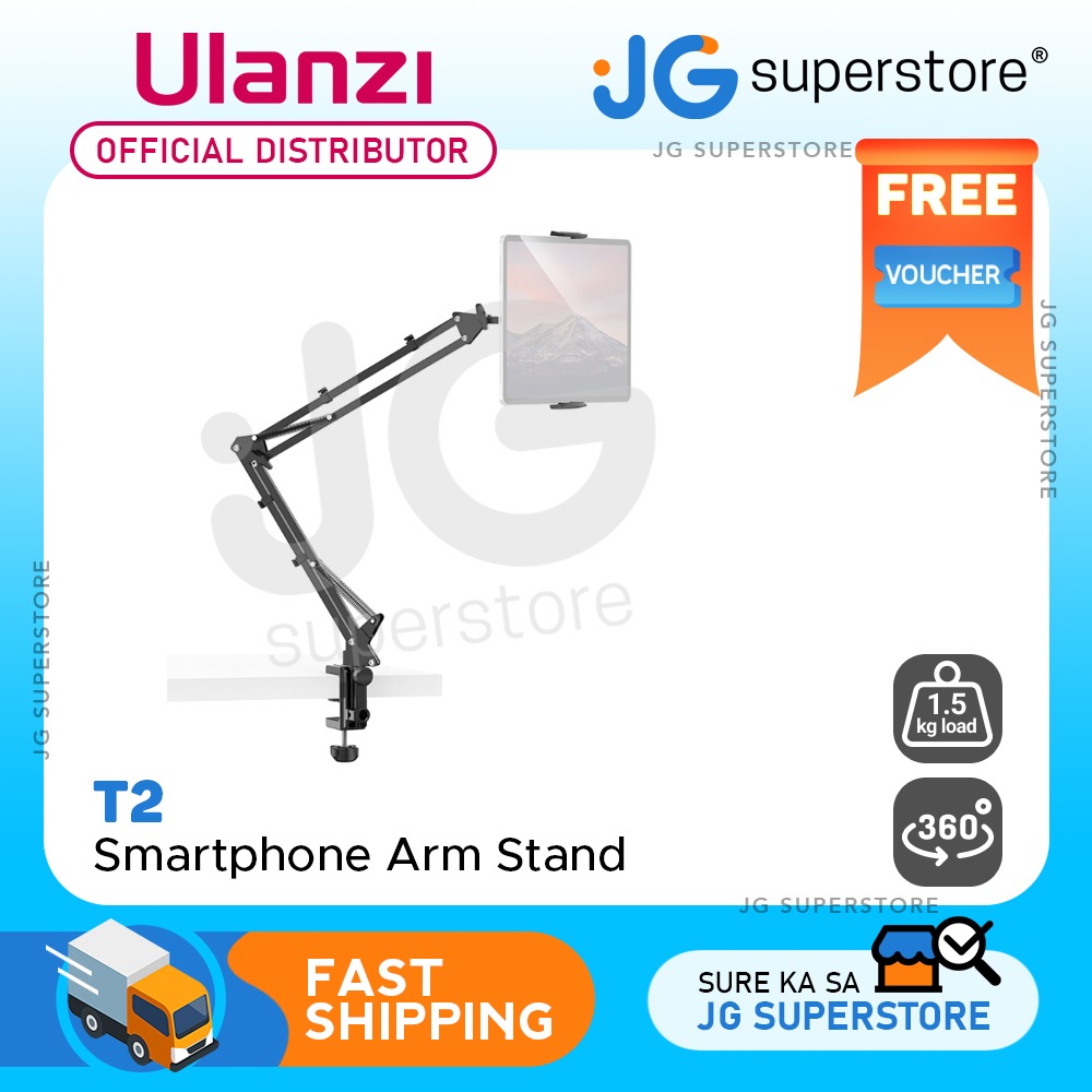 Ulanzi T2 Smartphone / Tablet Arm Stand Holder with C-Clamp Desktop ...