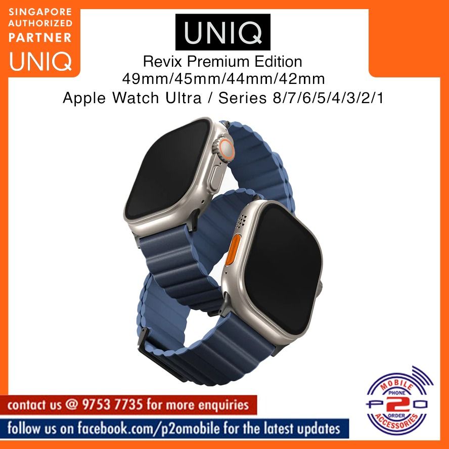 Uniq Revix Premium Edition Watch Strap for Apple Watch Ultra 49mm ...