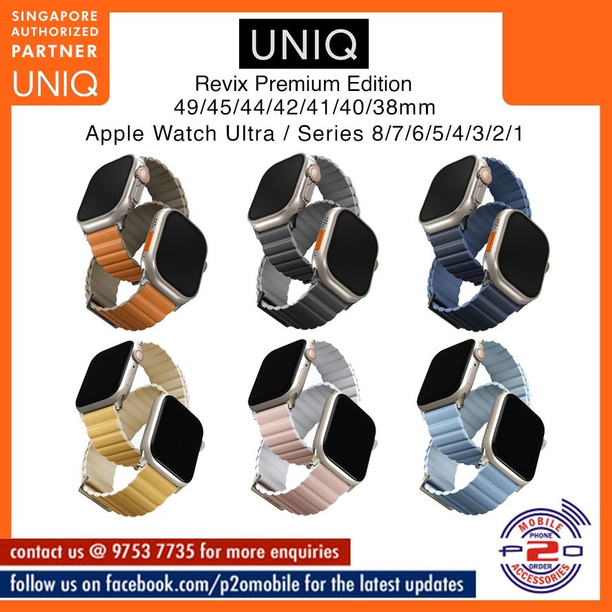 Uniq Revix Premium Edition Watch Strap for Apple Watch Ultra 49mm ...