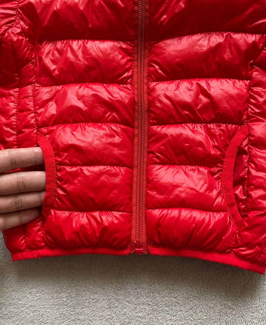 Uniqlo Kids Puffer Hoodie Jacket on Carousell