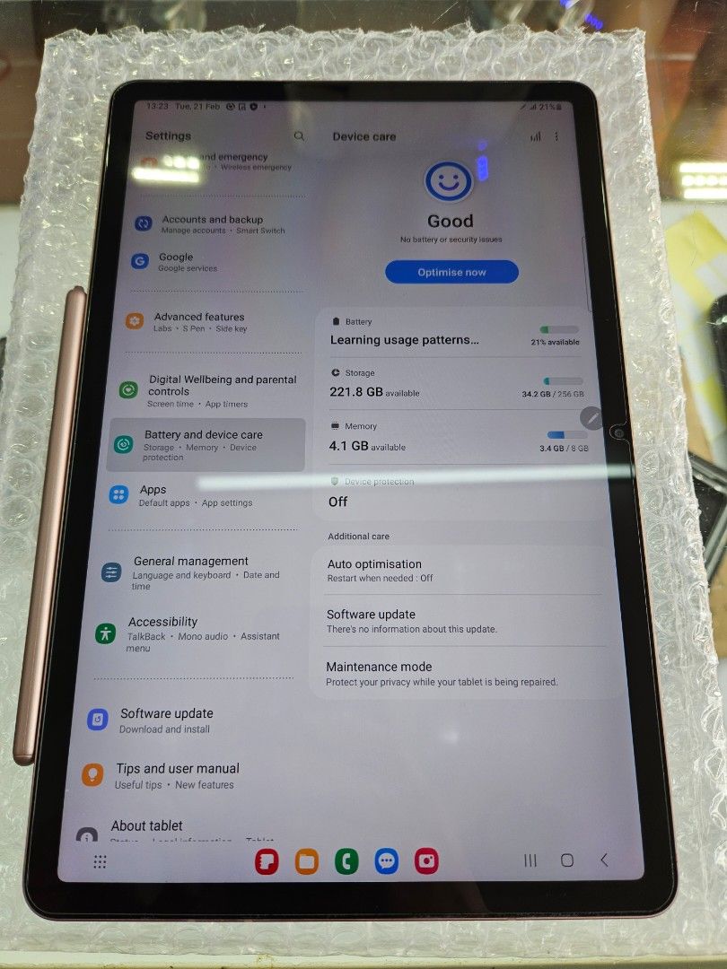USED Samsung Tab s7 256GB LTE #7916, Mobile Phones & Gadgets, Tablets, Android on Carousell