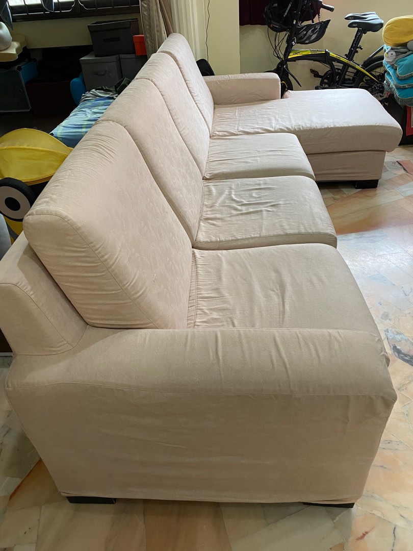 Used sofa for free, Furniture & Home Living, Furniture, Sofas on Carousell