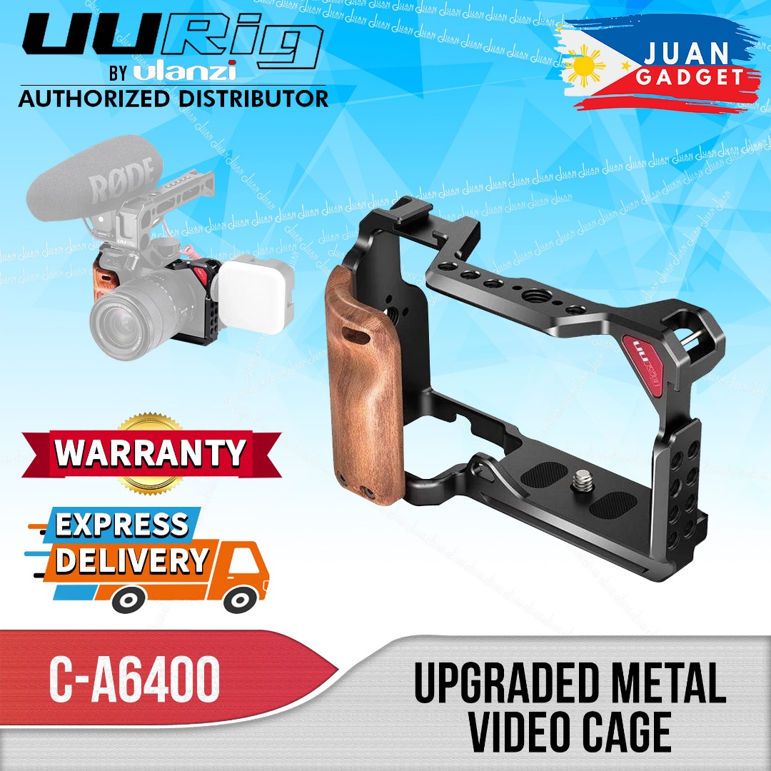 UURig by Ulanzi C-A6400 Camera Cage for Sony A6400/A6100/A6300 Vlogging ...