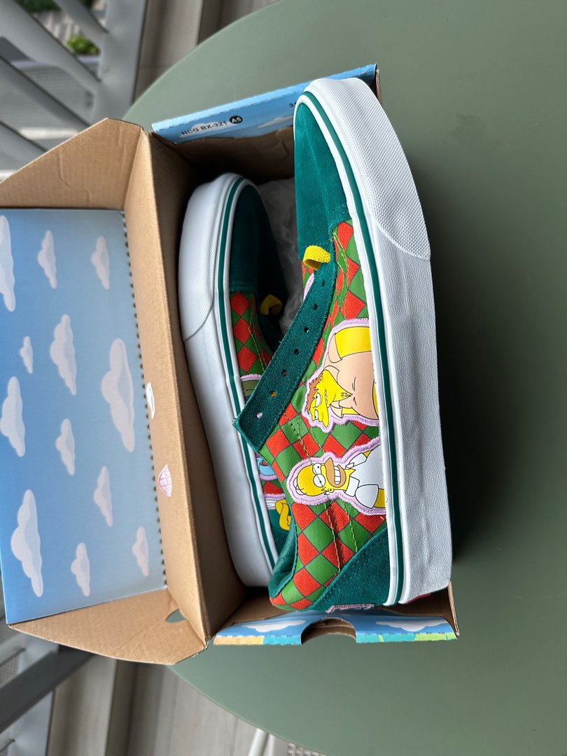 vans simpsons collaboration, Men's Fashion, Footwear, Casual shoes on ...