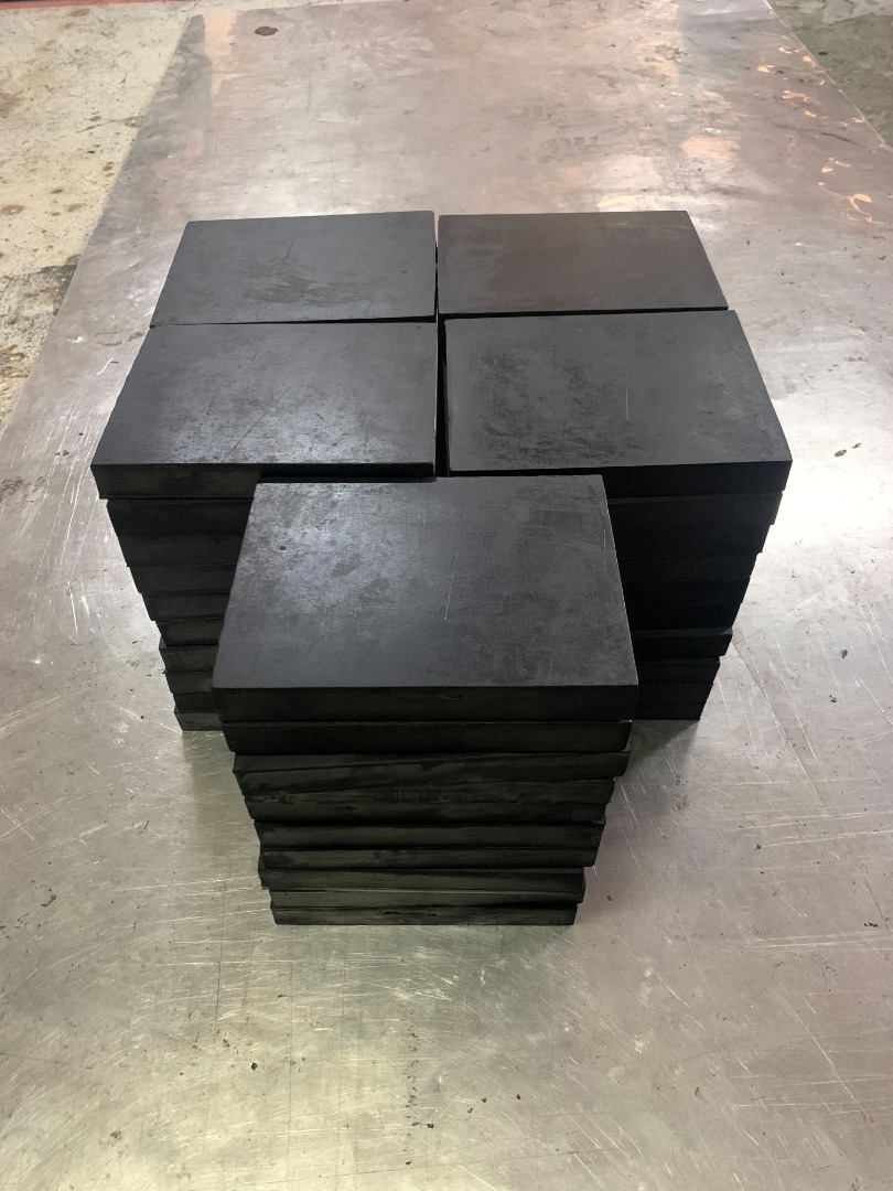 Very Durable Rubber Pads, Commercial & Industrial, Construction ...