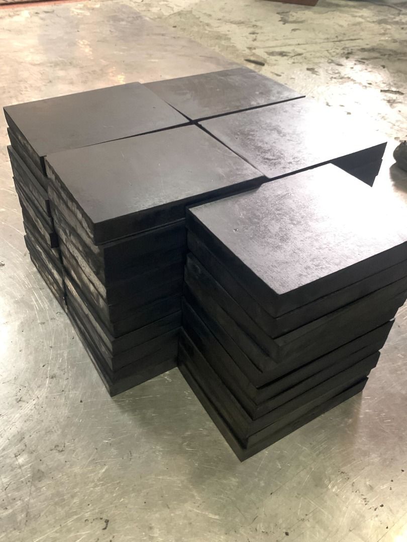 Very Durable Rubber Pads, Commercial & Industrial, Construction ...