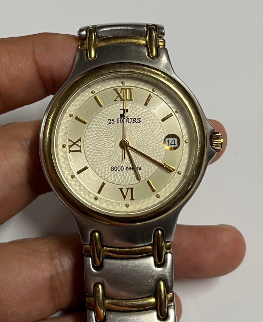 Vintage 25 HOURS Brand Watch, Luxury, Watches on Carousell