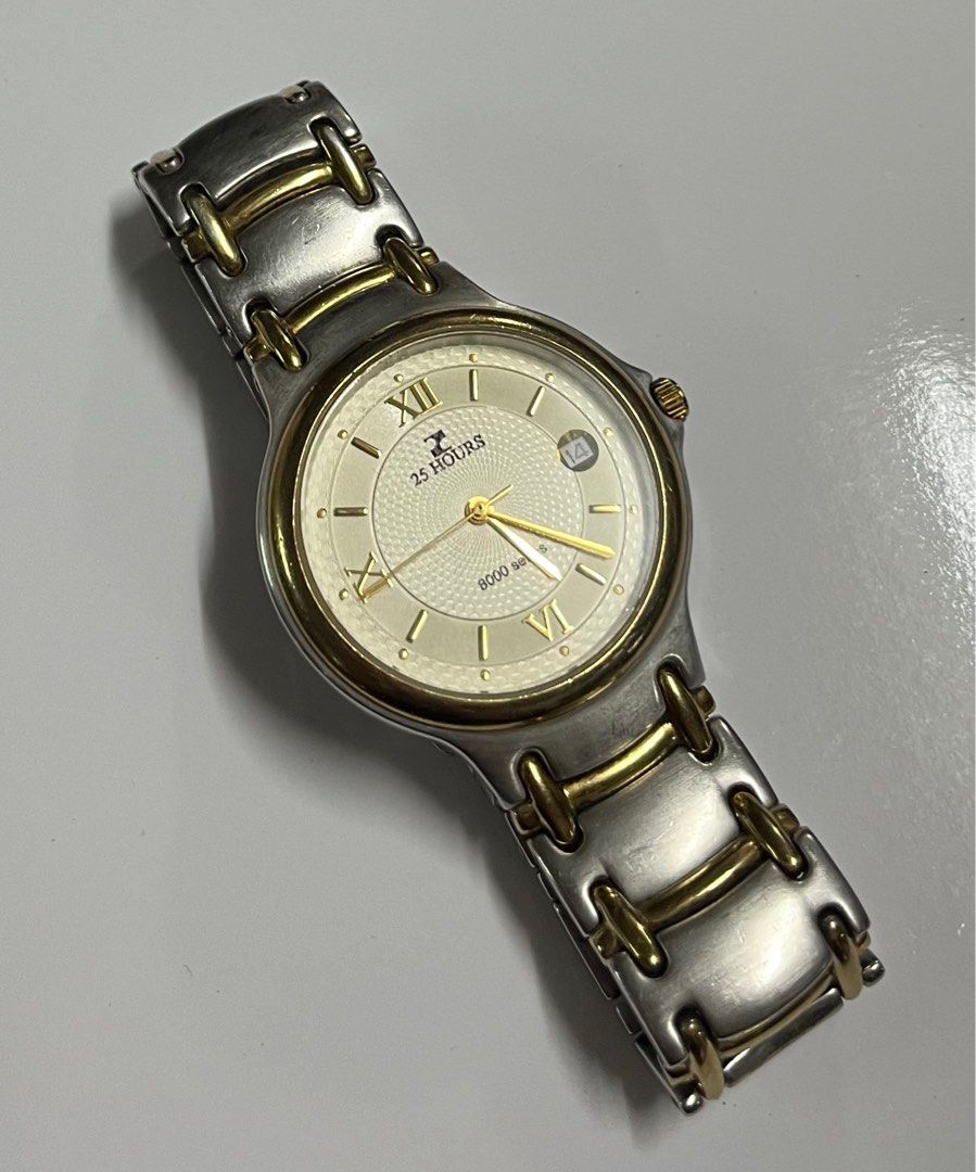 Vintage 25 HOURS Brand Watch, Luxury, Watches on Carousell