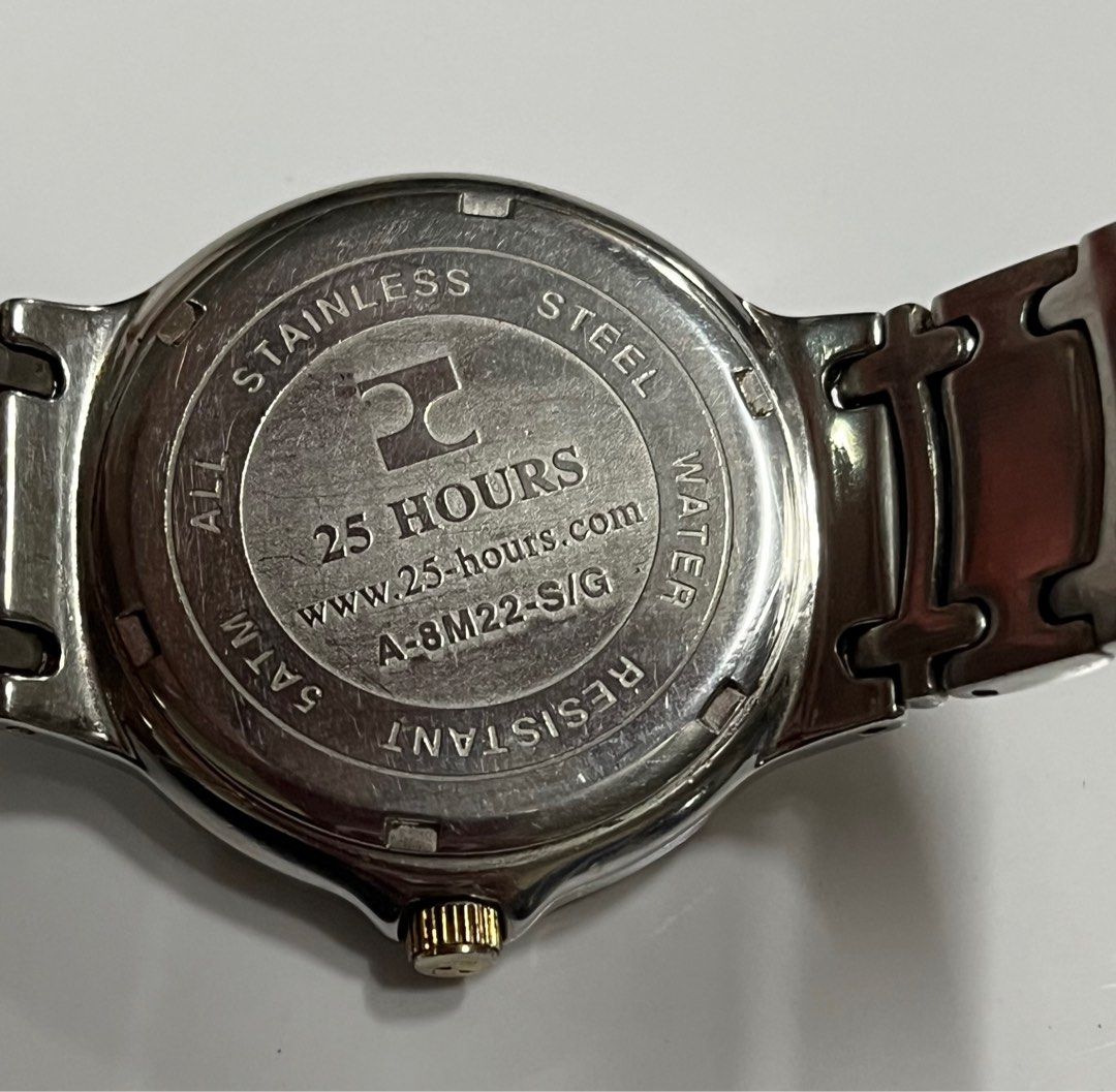 Vintage 25 HOURS Brand Watch, Luxury, Watches on Carousell