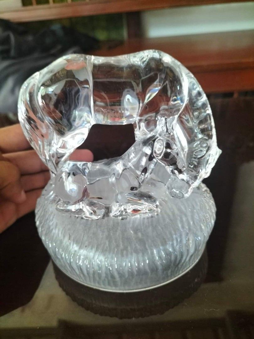 Vintage Crytal Glass Figures Take All on Carousell