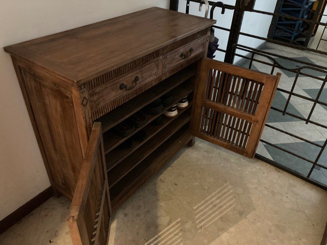 Vintage Shoe Rack, Furniture & Home Living, Furniture, Shelves ...