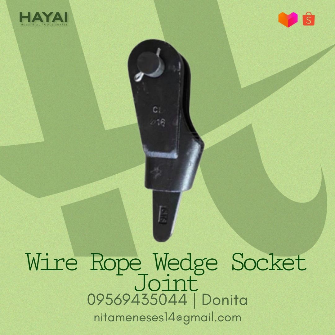 Wire Rope Wedge Socket Joint, Commercial & Industrial, Industrial ...