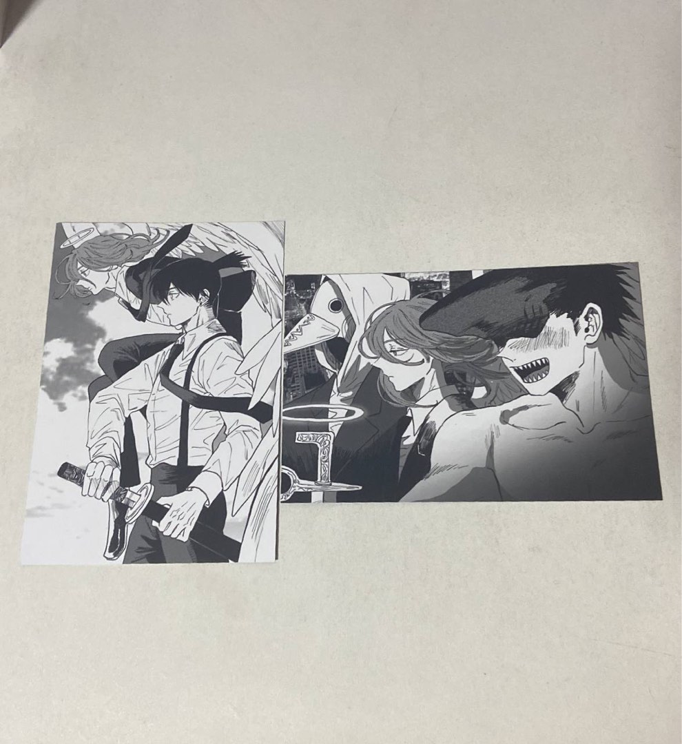 [wts] chainsaw man/csm aki, angel, beam and violence fiend fanart ...