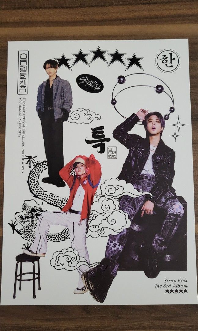 WTT Stray Kids Han 5 Star pc and Han OOTD mini poster to Hyunjin ...