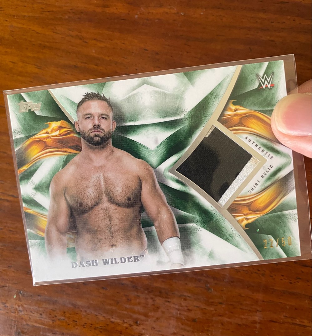 WWE Card of Dash Wilder The Revival FTR - 2019 Topps Undisputed - Game ...