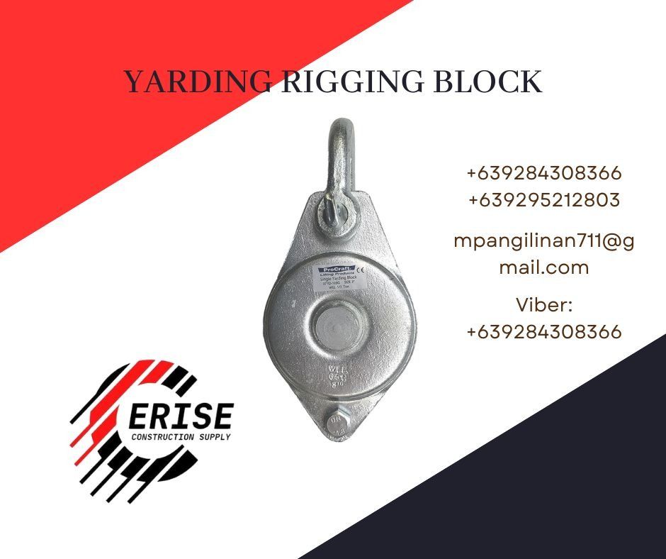 YARDING RIGGING BLOCK, Commercial & Industrial, Construction Tools ...