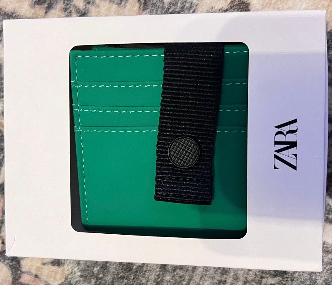 Zara rubberised wallet with coin, Men's Fashion, Watches & Accessories ...