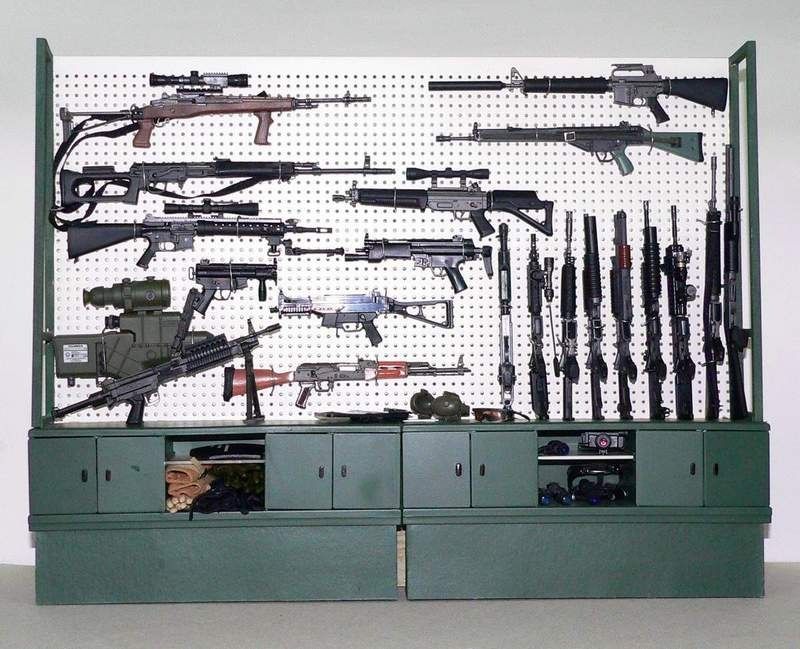 Full Set 1/6 or 12'' inch Custom Weapon shop Gun Shell Resident ...