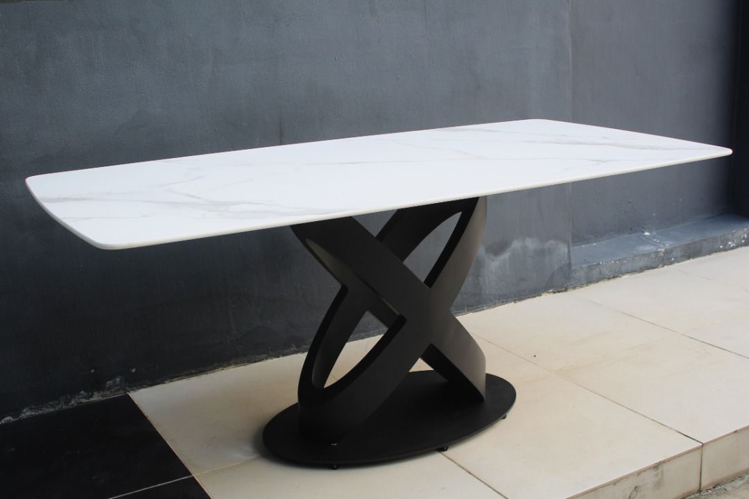 1.8M MODERN SINTERED STONE DINING TABLE - FRM5222, Furniture & Home ...