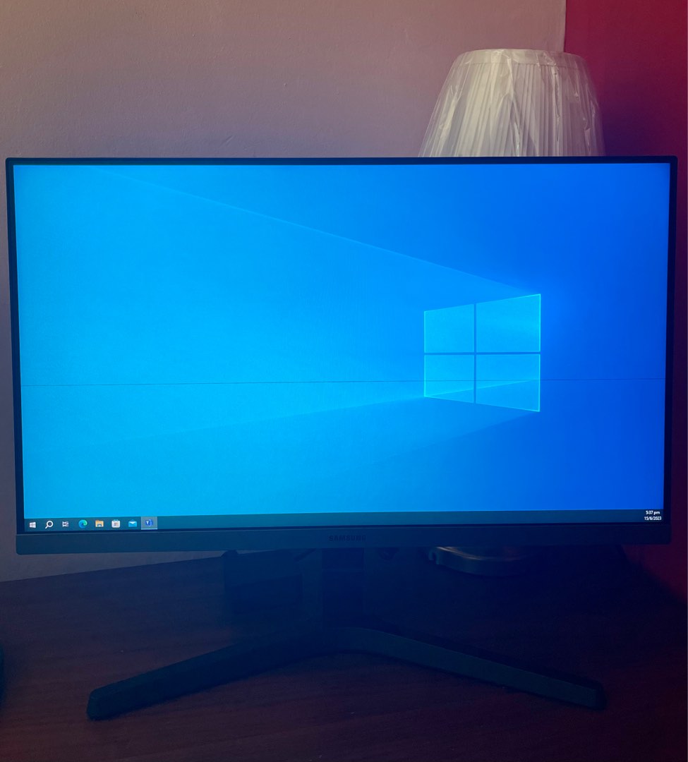 Samsung s24r350 24" FHD monitor with bezel-less design, AMD Freesync ...