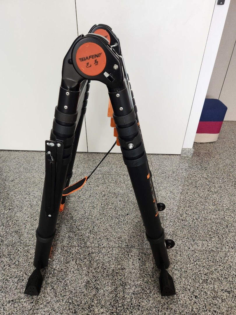 2.5m Aluminum Telescopic Ladder Extension Multi-Purpose Ladder ...