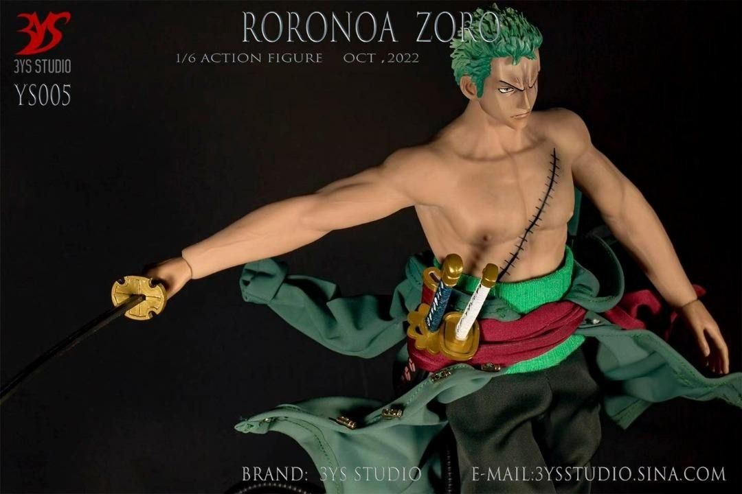 3YS Studio - Scale 1/6 Roronoa Zoro Action Figure, Hobbies & Toys, Toys ...
