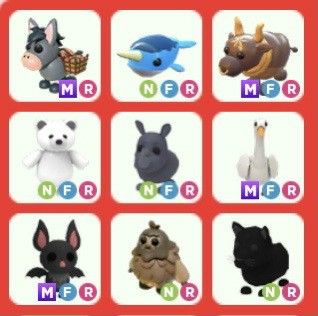 45 Adopt Me Pets - Turtle T-rex Unicorn Dalmatian Skele-rex Phoenix ...