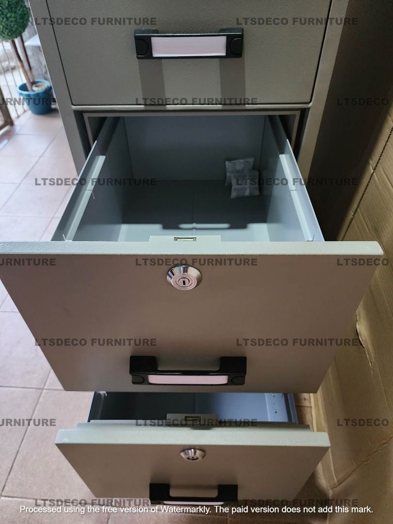 4 Drawer Fire Proof Safety Vault, Vault Series, Filing Cabinet, Office ...