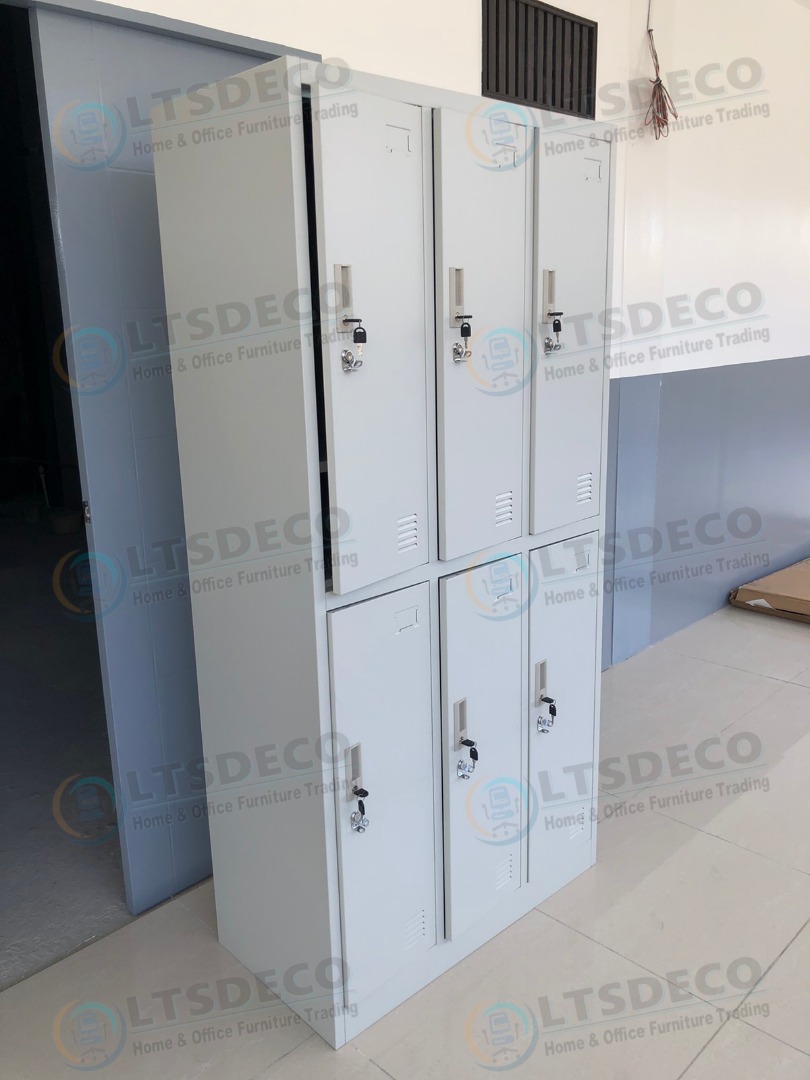 6 door steel locker office partition and office furniture supply on ...