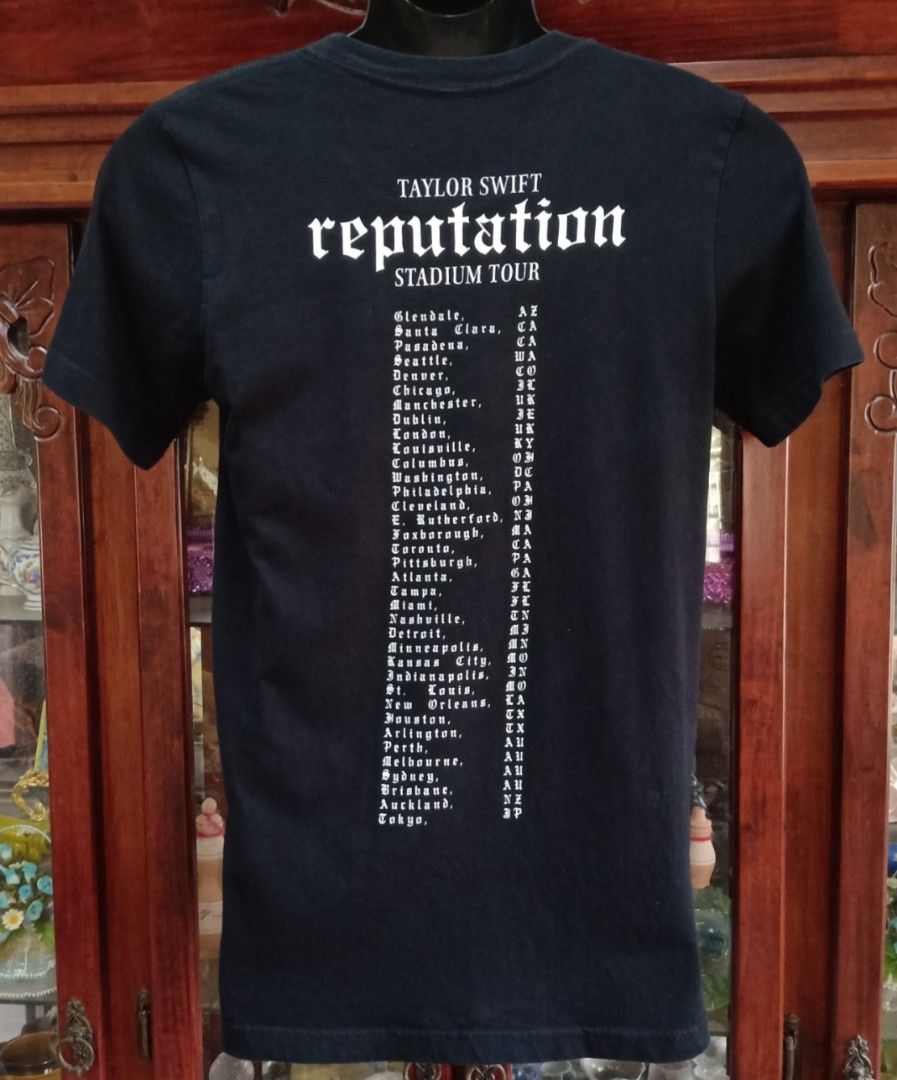 [ S ] - Band : Taylor Swift Reputation Stadium Tour Tee, Men's Fashion ...