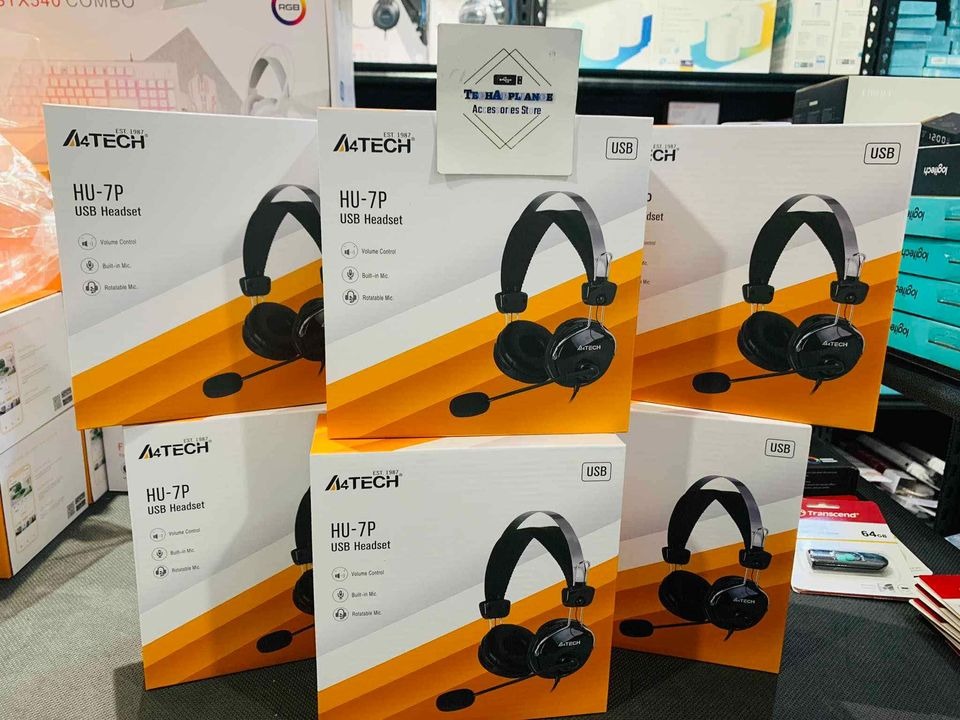 A4Tech HS-7P Comfort Fit Stereo Headset on Carousell