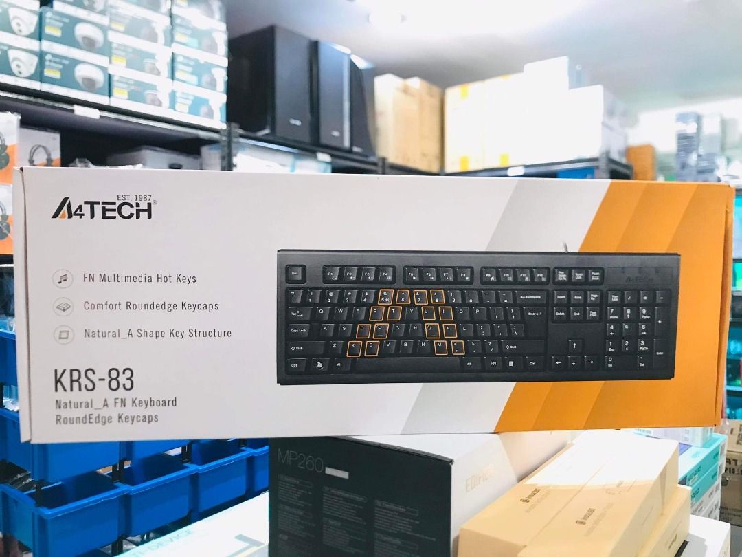 A4Tech KRS-83 Keyboard USB (Black), Computers & Tech, Parts & Accessories, Computer Keyboard on ...