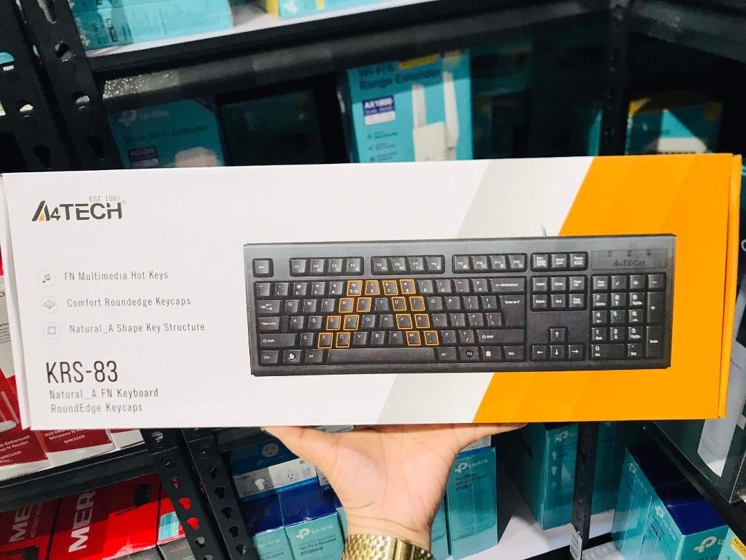 A4Tech KRS-83 Keyboard USB (Black), Computers & Tech, Parts ...