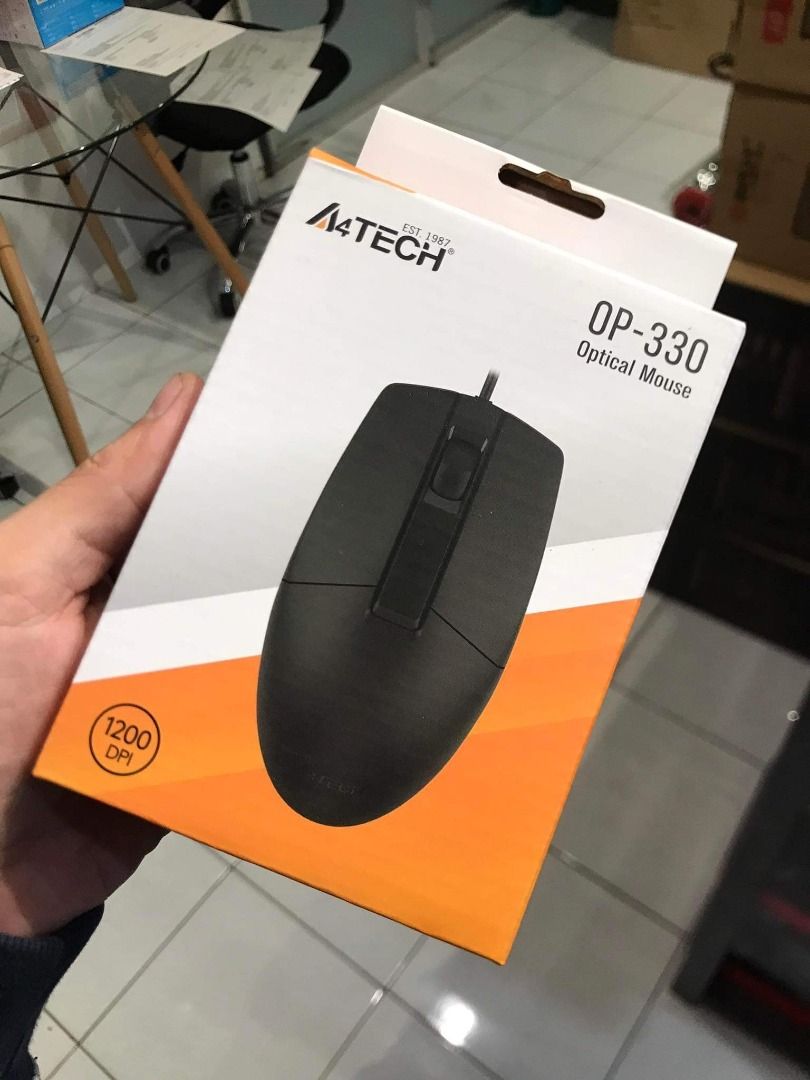 A4Tech OP-330 3D Optical Mouse Wired USB Black, Computers & Tech, Parts ...