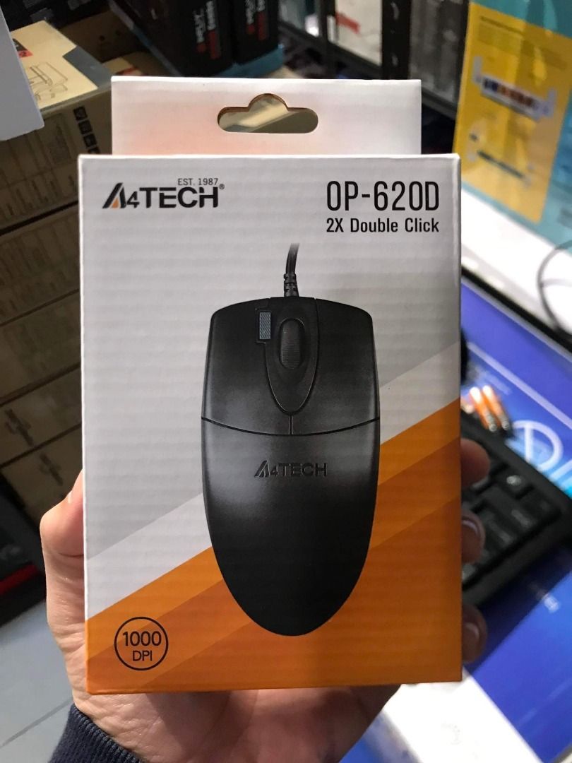 A4Tech OP-620D 2x Click Optical Mouse Black USB, Computers & Tech, Parts & Accessories, Mouse ...