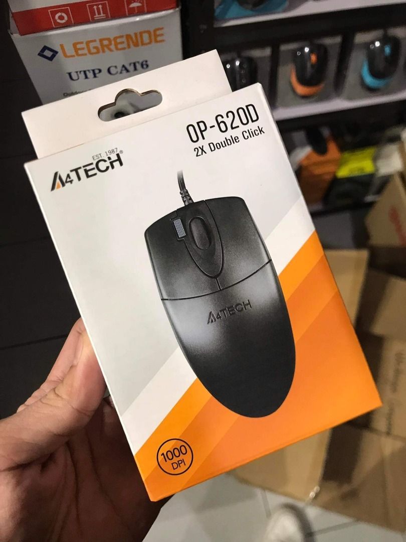 A4Tech OP-620D 2x Click Optical Mouse Black USB, Computers & Tech, Parts & Accessories, Mouse ...