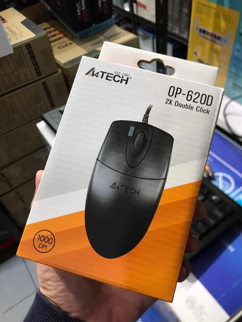 A4Tech OP-620D 2x Click Optical Mouse Black USB, Computers & Tech, Parts & Accessories, Mouse ...