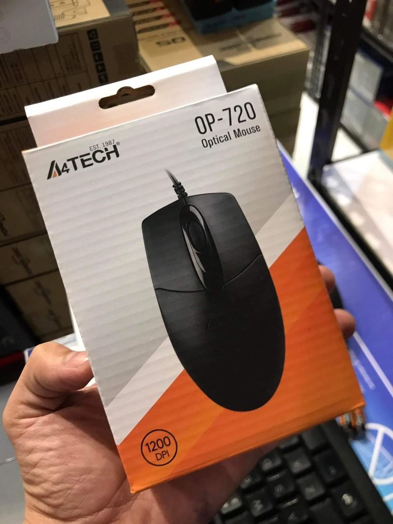 A4Tech OP-720 3D Optical Mouse Black USB, Computers & Tech, Parts ...