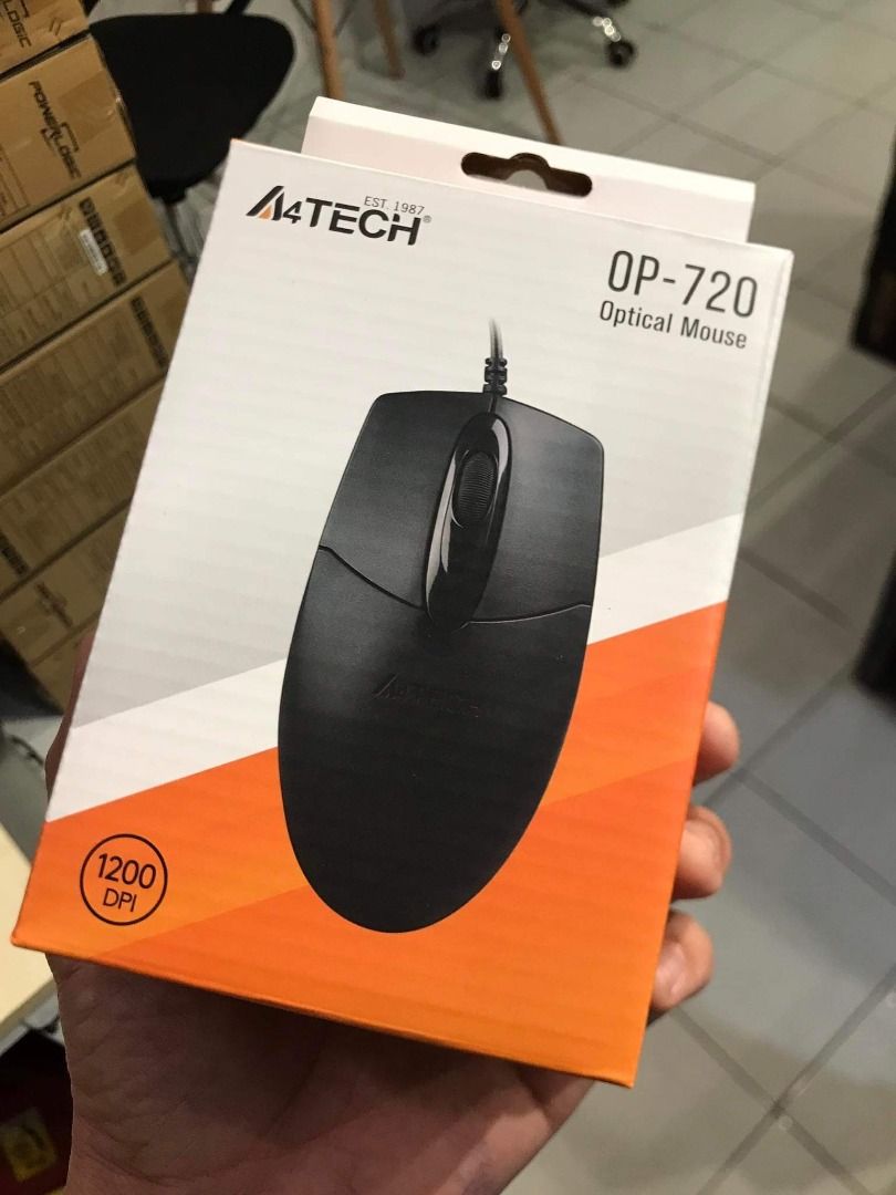 A4Tech OP-720 3D Optical Mouse Black USB, Computers & Tech, Parts ...