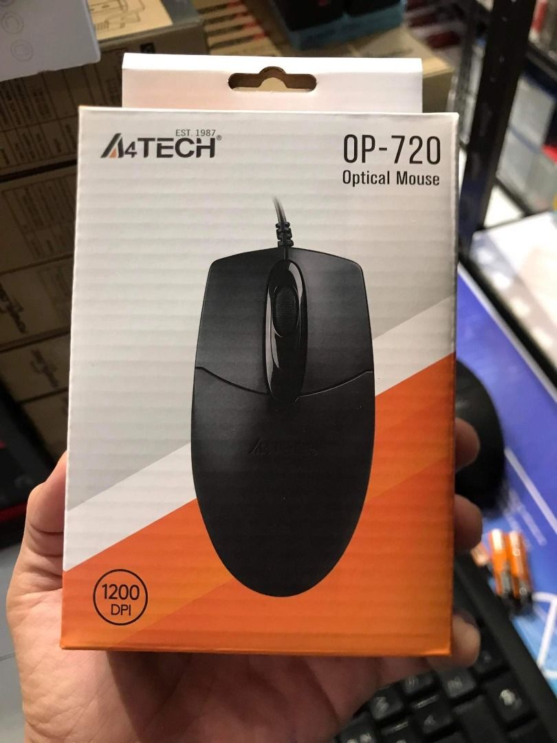 A4Tech OP-720 3D Optical Mouse Black USB, Computers & Tech, Parts ...